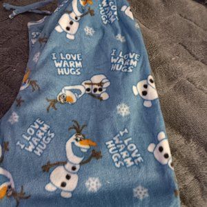 olaf | Pants | Disney Olaf I Love Warm Hugs Comfy Pajama Lounge Pants ...